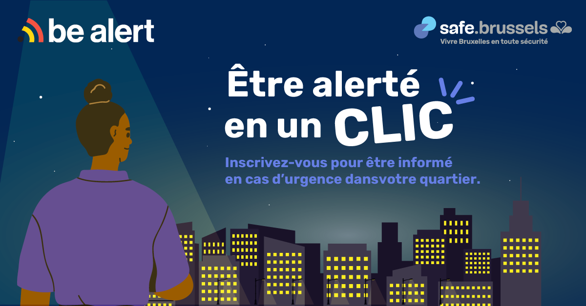 Safe.brussels soutient BE-Alert ! | safe.brussels